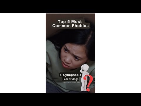 Top 5 Most Common Phobias 😱 #fear #phobia #phobias #arachnophobia #agoraphobia #top5 #shorts