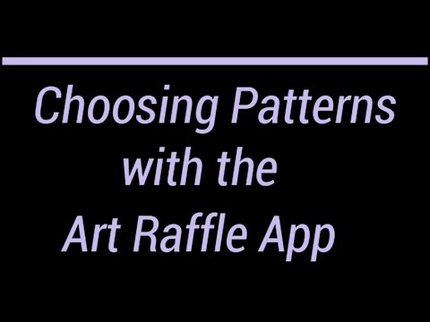 Choosing Tangles with the Art Raffle App