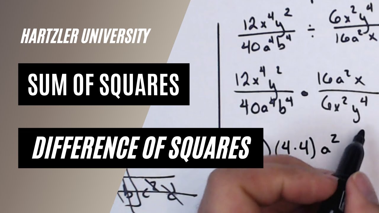 Sum and Difference of Squares