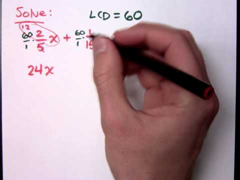Equations with Fractions - Examples & Practice - Expii