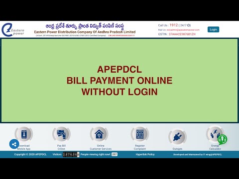 APEPDCL Bill Payment Online Without Login