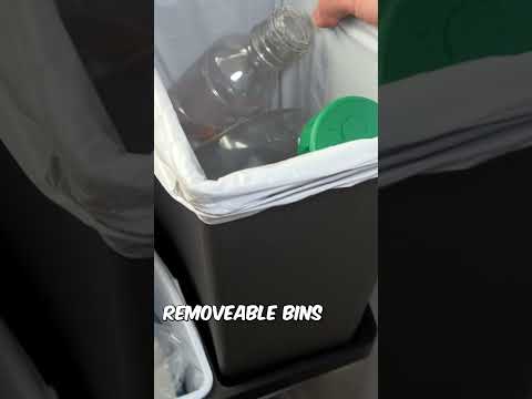 Soft Close Plus Dual Compartments! Simplehuman Garbage Can (46L)