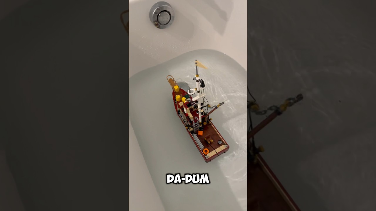 Do LEGO boats float? #shorts
