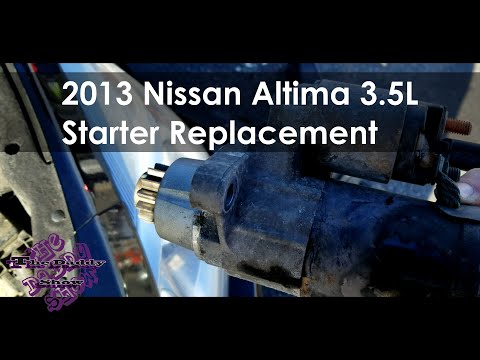 How to Replace the Starter Motor on a 2007-2018 Nissan Altima (Step-by ...