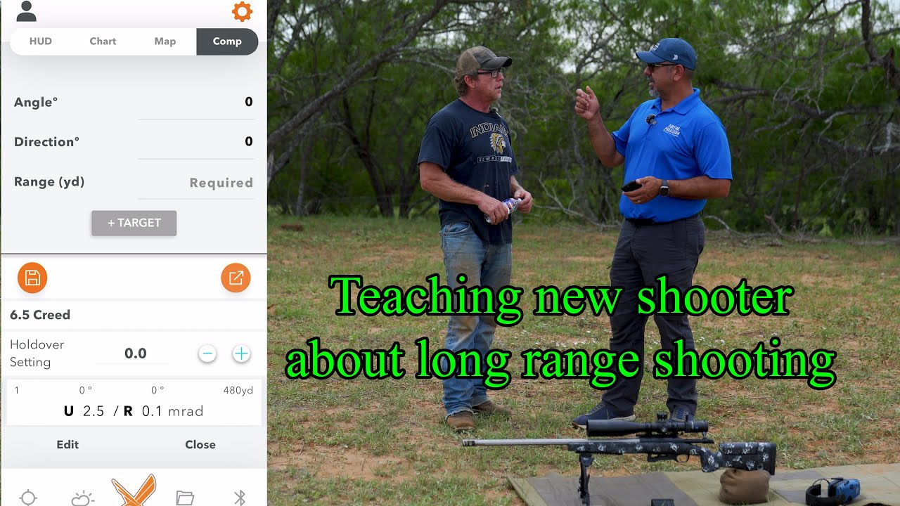 Teaching Ray how to hit 500 yard targets