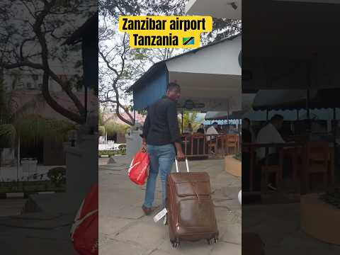 Zanzibar airport Tanzania 🇹🇿 #travel
