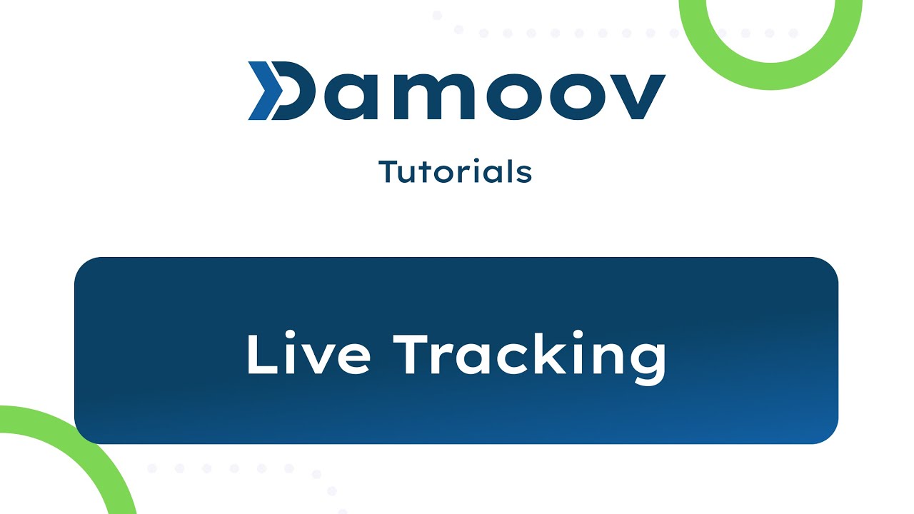Live Tracking | Damoov Tutorials