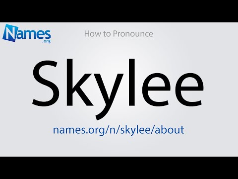 How to Pronounce Skylee