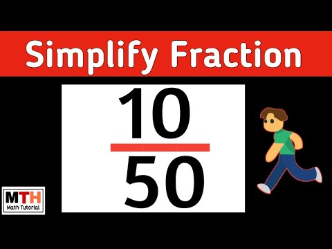 How to simplify the fraction 10/50
