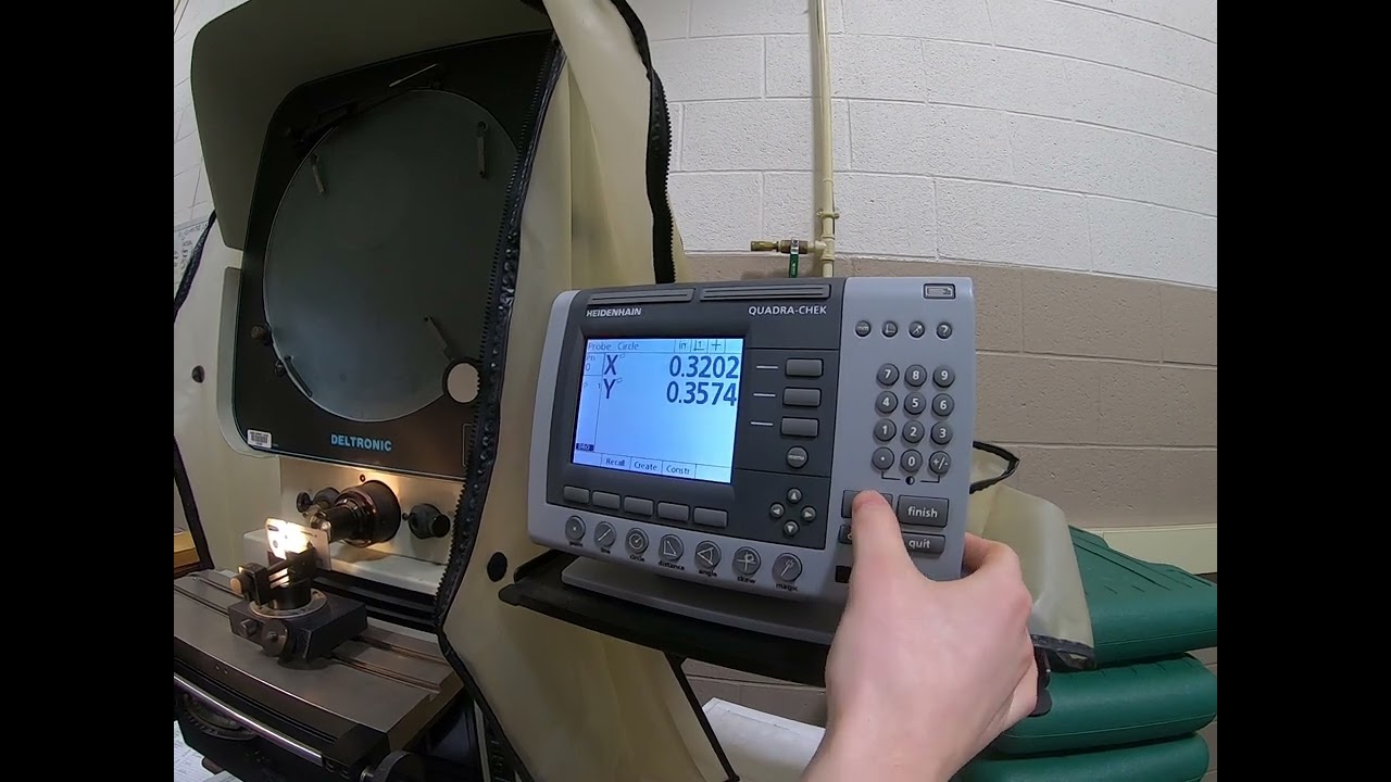 Optical Comparator  Radius or Circle