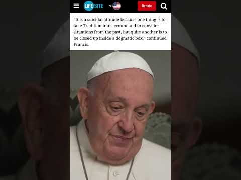 Pope Francis Says ‘Conservative’ Bishops Have ‘Suicidal Attitude’ During 60 Minutes Interview