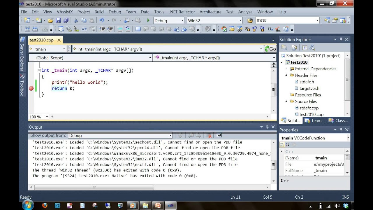 C/C++ Programming Series 1 Part 1 - Introduction To Microsoft Development Tools