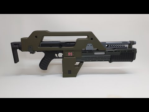 🌨️ Snow Wolf M41A Pulse Rifle Magazine Baseplate・Free 3D File for ・Cults