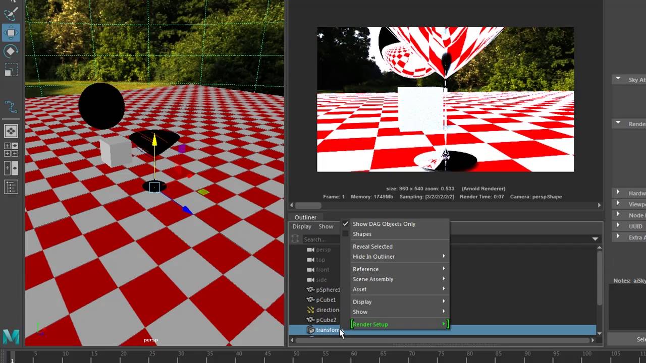 Arnold Renderer Maya 2017   aiStandard Shader