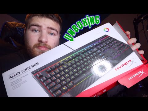 HYPERX ALLOY CORE RGB Keyboard | Unboxing