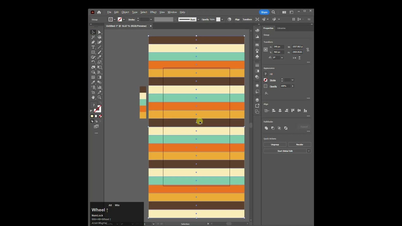 How to Create an Abstract Background in Adobe Illustrator #tutorial #illustration #adobeillustrator