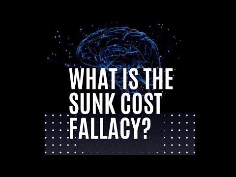 What is Sunk cost fallacy in human psychology?