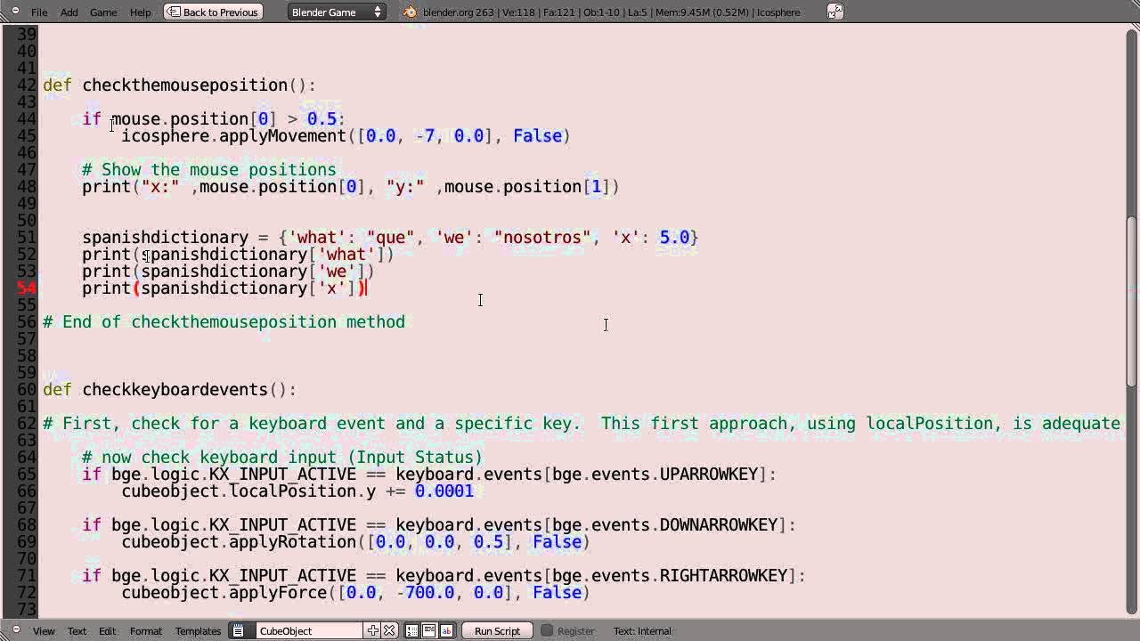 Blender 2 6 Tutorial   Python Game Engine Programming   Part 9