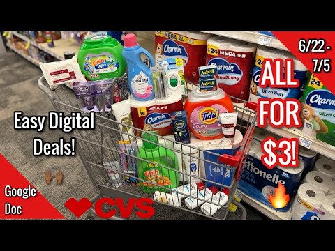 CVS Free, Cheap & Money Maker Coupon Deals & Haul | EASY FREEBIES!🔥| 6/22 - 7/5| Learn CVS Couponing