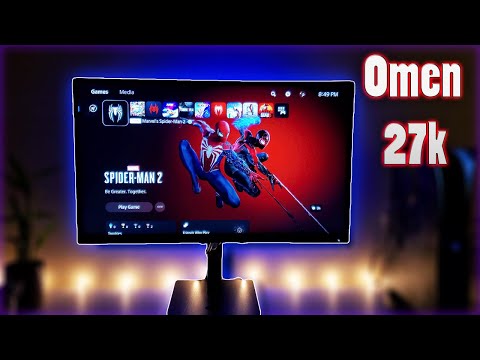 THE BEST 4k 144Hz GAMING MONITOR- OMEN 27k UNBOXING AND REVIEW