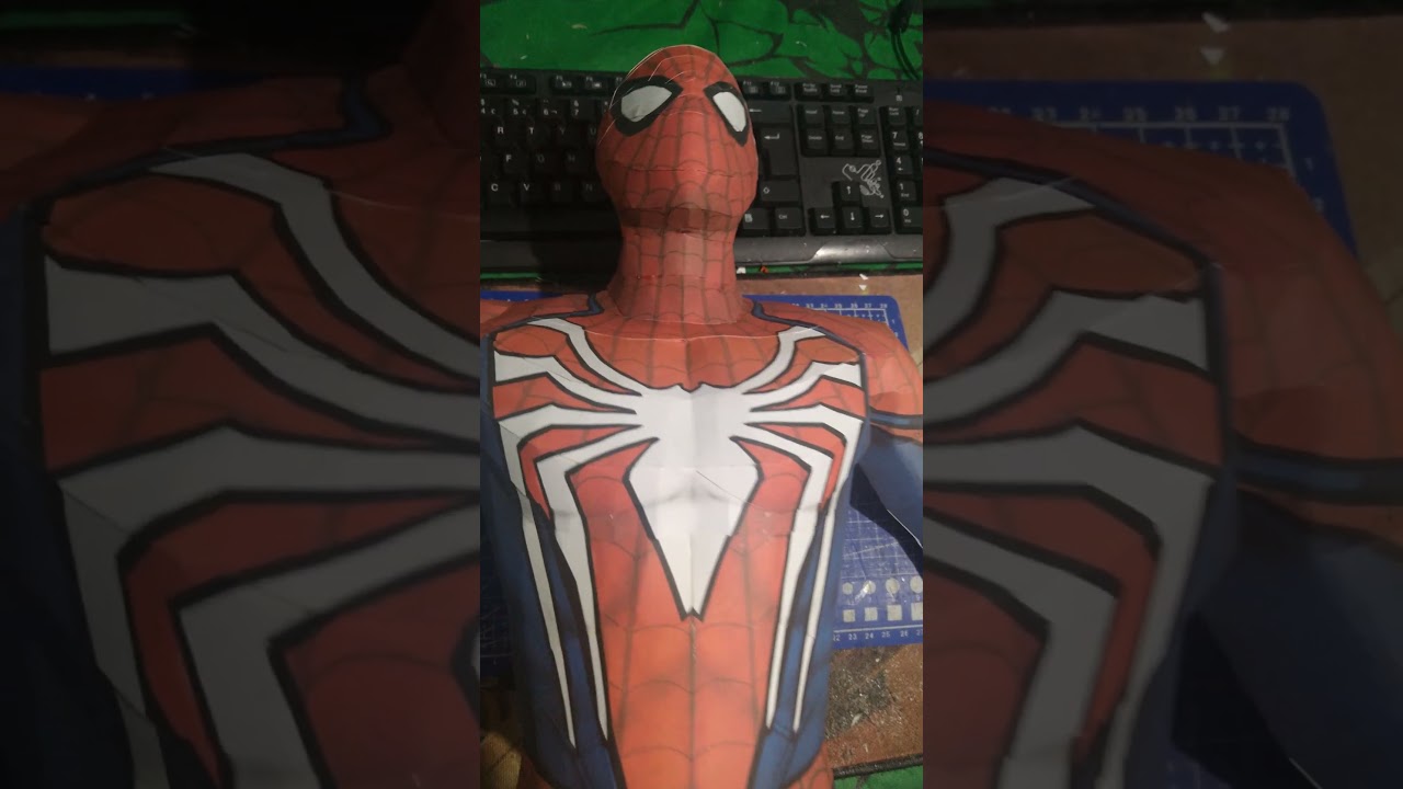 papercraft spider Man #papercraft #spiderman #disney#marvelstudios #disneyplus #diycrafts #art#hero