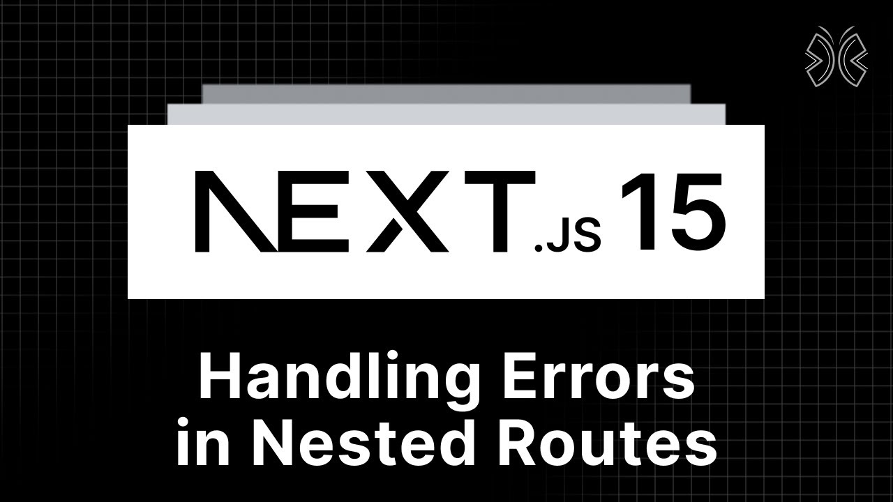 Next.js 15 Tutorial - 27 - Handling Errors in Nested Routes