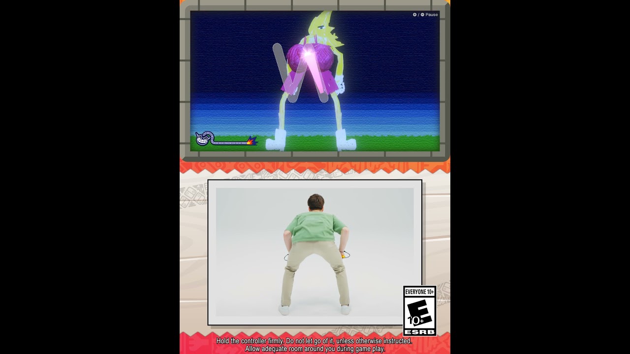 WarioWare: Move It! - Buttograph
