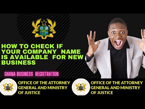 How To Check if Your Company Name is Available for Your New Business |GHANA| Simple & Easy |