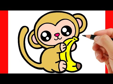 HOW TO DRAW A MONKEY EASY STEP BY STEP