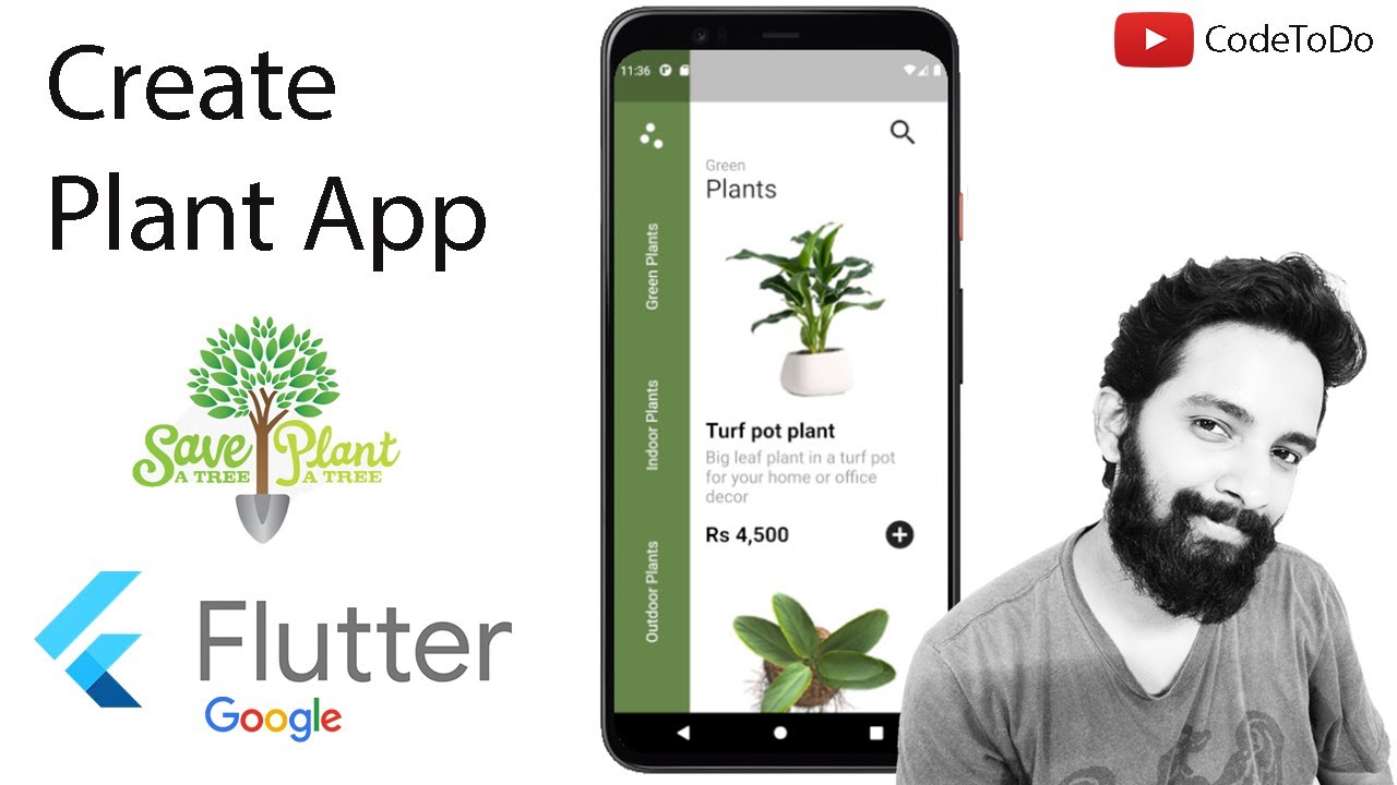Create Plant App - Flutter UI - Speed Code