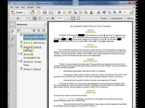 Save Word Document as PDF with Bookmarks