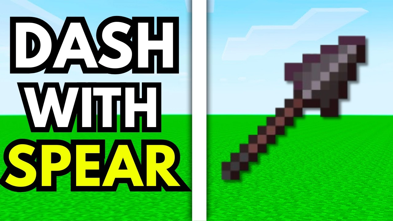 How To Dash With Spear Minecraft