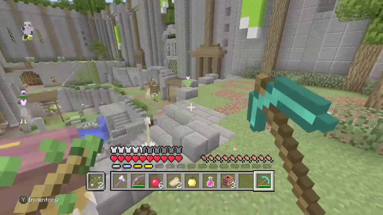 Minecraft console - battle mini game castle map