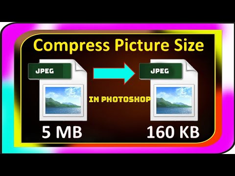 5 MB photo convert to 150 KB very simple method for Photoshop.
