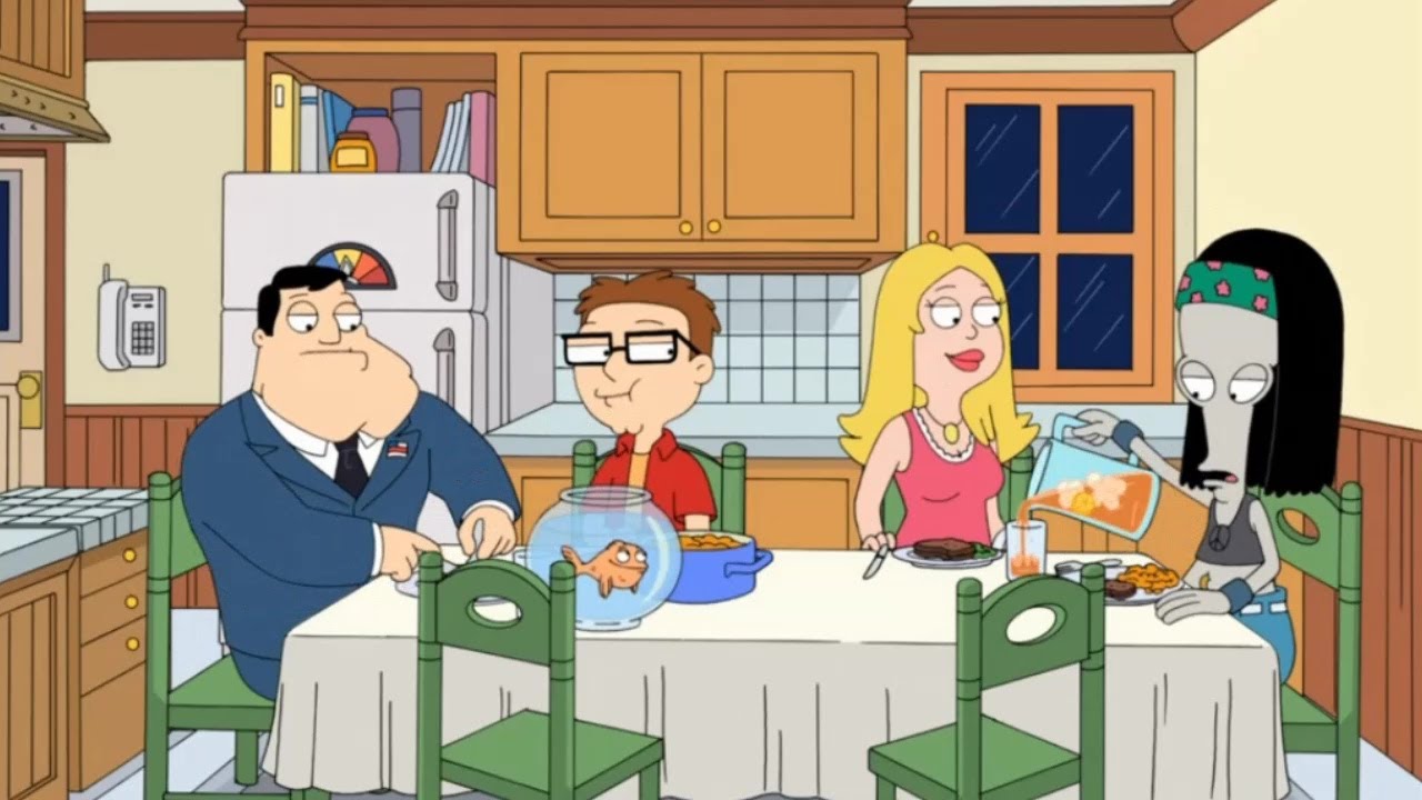 Roger dressed as Hayley - American Dad