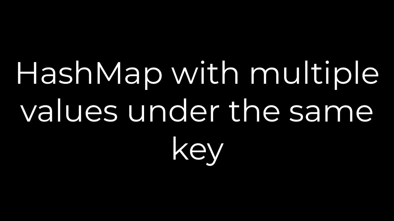 Java :HashMap with multiple values under the same key(5solution)