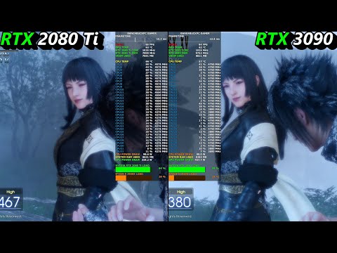 My PC Upgrade Performance RTX 2080 Ti/3950X VS RTX 3090/Ryzen 9 5950X FFXV Benchmark 4K