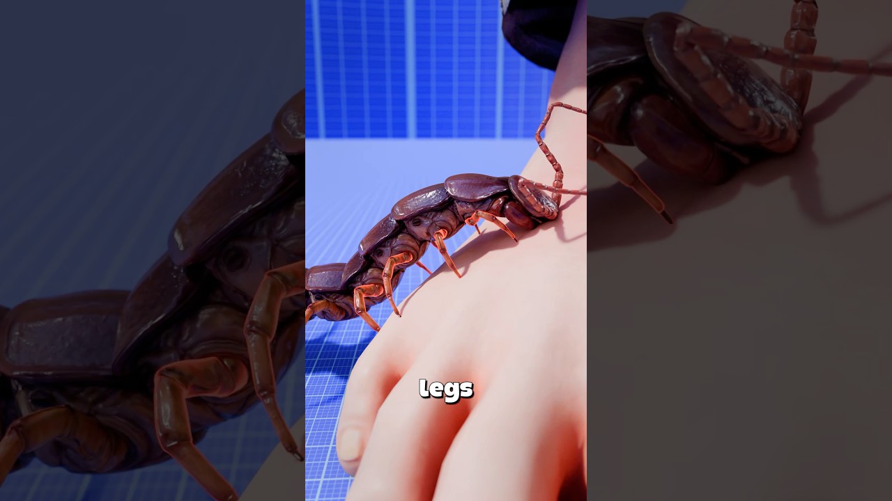 How A Centipede Actually Stings You 🐛😱 #insects #centipede #nature