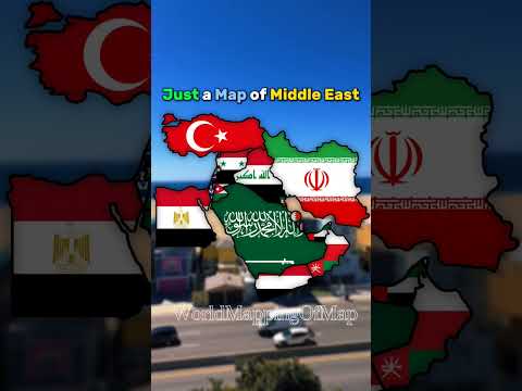 Just a map of middle east #mapping