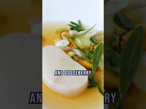 Indian Inspired Halibut Dish at 2 Michelin Star Opheem By Aktar Islam # ...