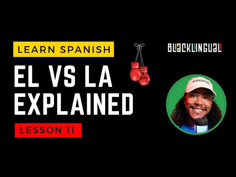 Difference between el and la in Spanish 🤔 How to say the & a in Spanish