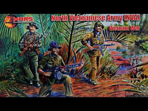 Unboxing Mars Figures 32007 - 1/32 NVA (North Vietnamese Army), scale plastic model kit