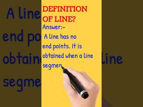 Definition of Line? /#shorts /#definition .