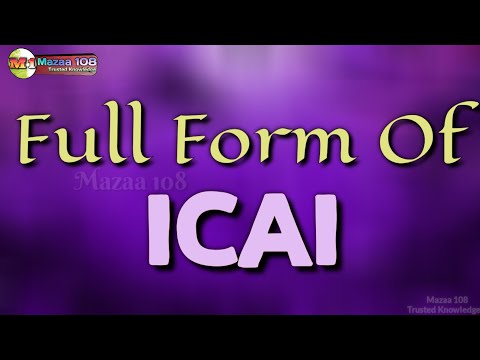 Full Form of ICAI | ICAI full form | Full Form ICAI | ICAI Stands for | ICAI फुल फॉर्म | #ICAI Means