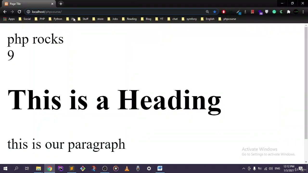 PHP for Beginners - LESSON 3 (Basic Syntax and First Steps) -7. Single vs Double Quotes