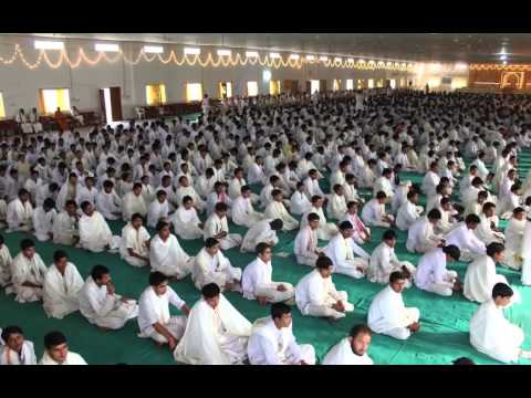 1,331 Maharishi Vedic Pandits chanting Atirudrabhiskek at the Brahmasthan of India.
