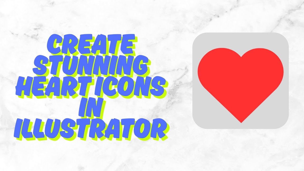 Create Stunning Heart Icons in Illustrator | Step-by-Step Tutorial