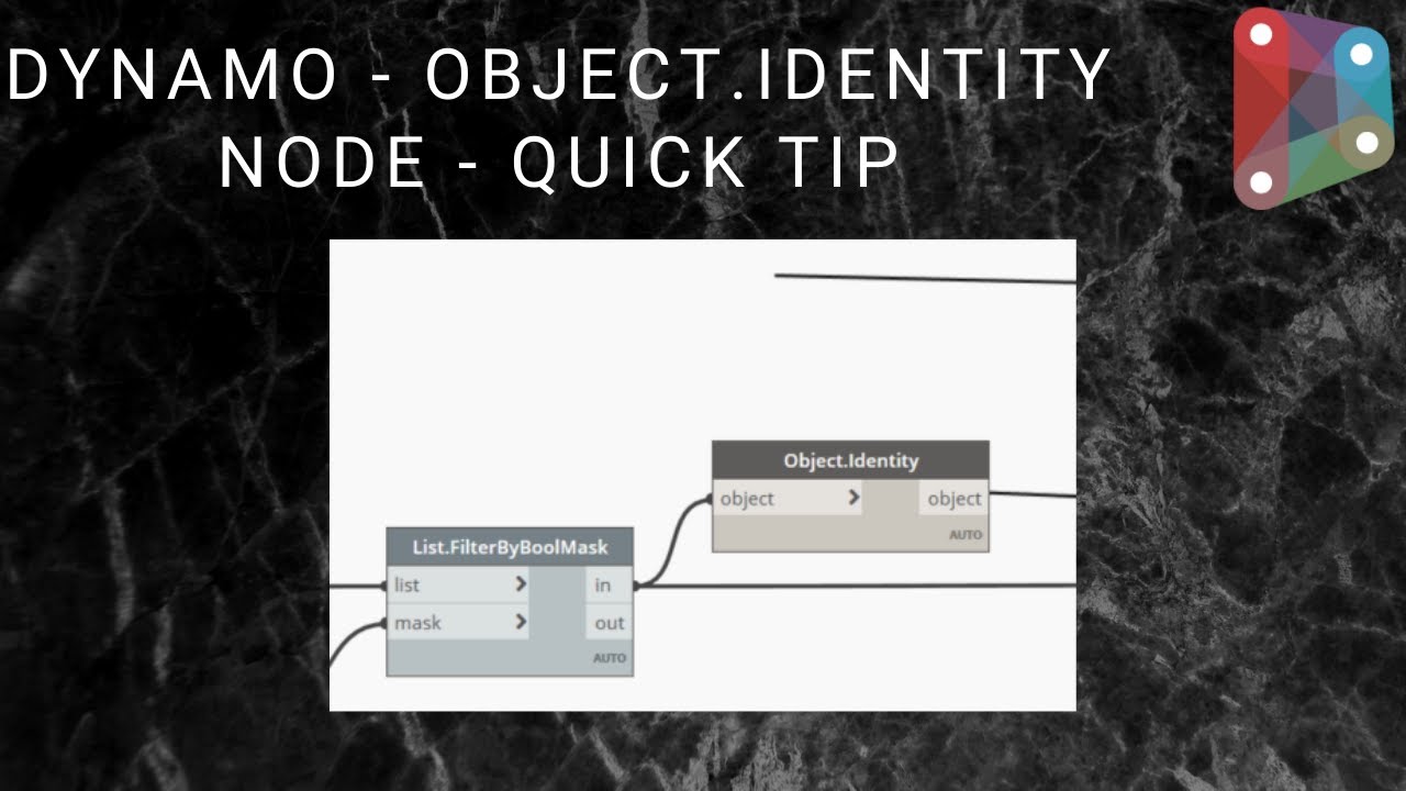 Dynamo| Object.Identity Node | Quick Tip
