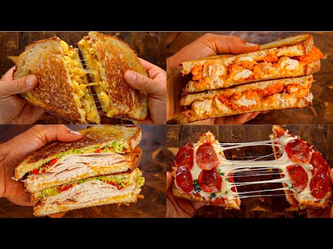500 Calorie Panini Recipes | 4 Easy, High Protein Sandwiches