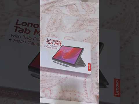 Unboxing new tab | Lenovo Tab M11 with tab pen + Folio Case #youtubeshorts #ytshorts #unboxing #new